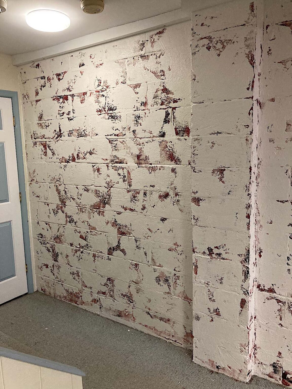 Cinder Block Wall Transformation – Nooks In Bloom