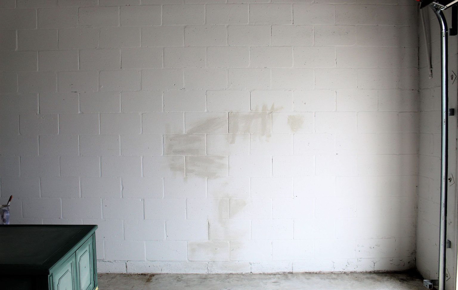 Cinder Block Wall Transformation – Creating Home Affordably