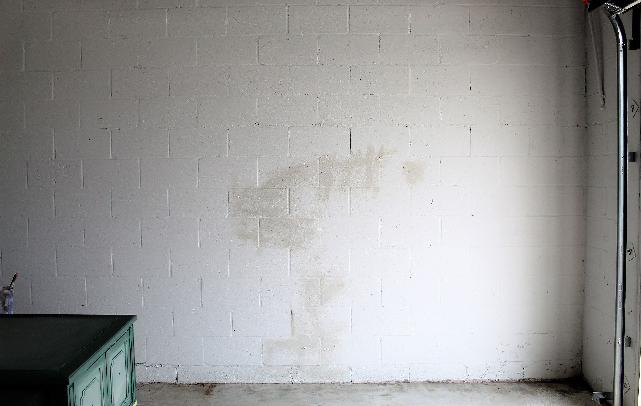 Cinder Block Wall Transformation – Creating Home Affordably