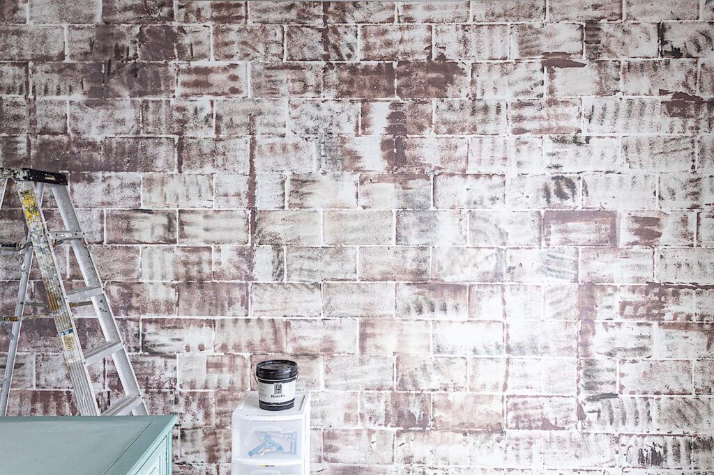 Cinder Block Wall Transformation – Nooks In Bloom