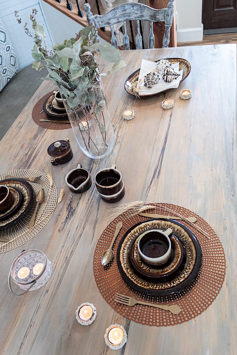 Dining Table Makeover-French Farmhouse Look – Nooks In Bloom