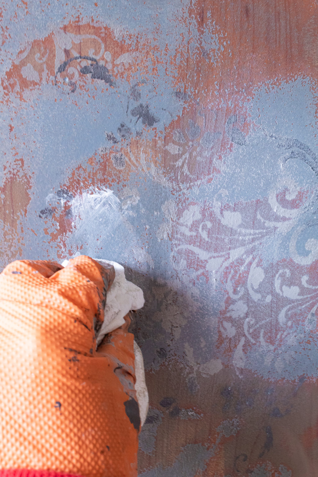 French Farmhouse Wardrobe-Using Cerusing Wax – Nooks In Bloom