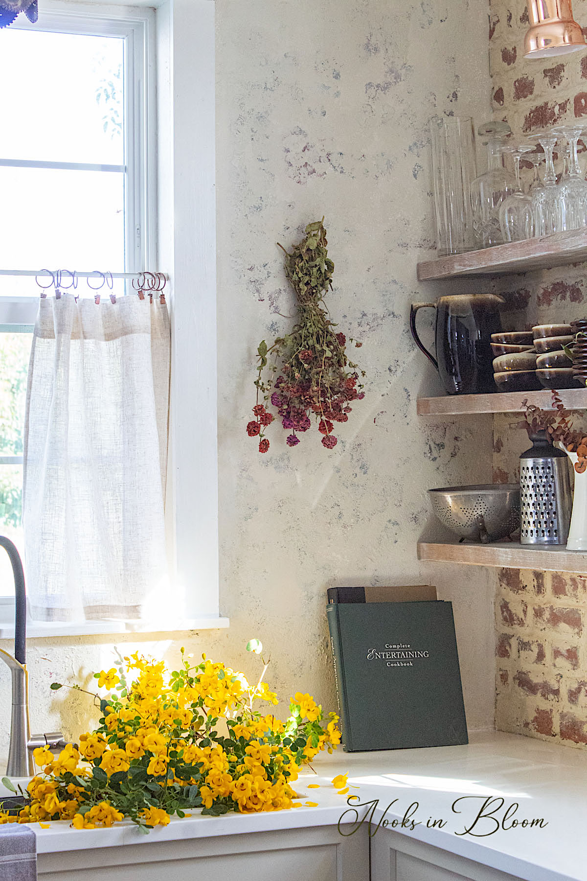 DIY AGED STONE WALL LOOK/Faux Effects Using Saltwash® – Nooks In Bloom