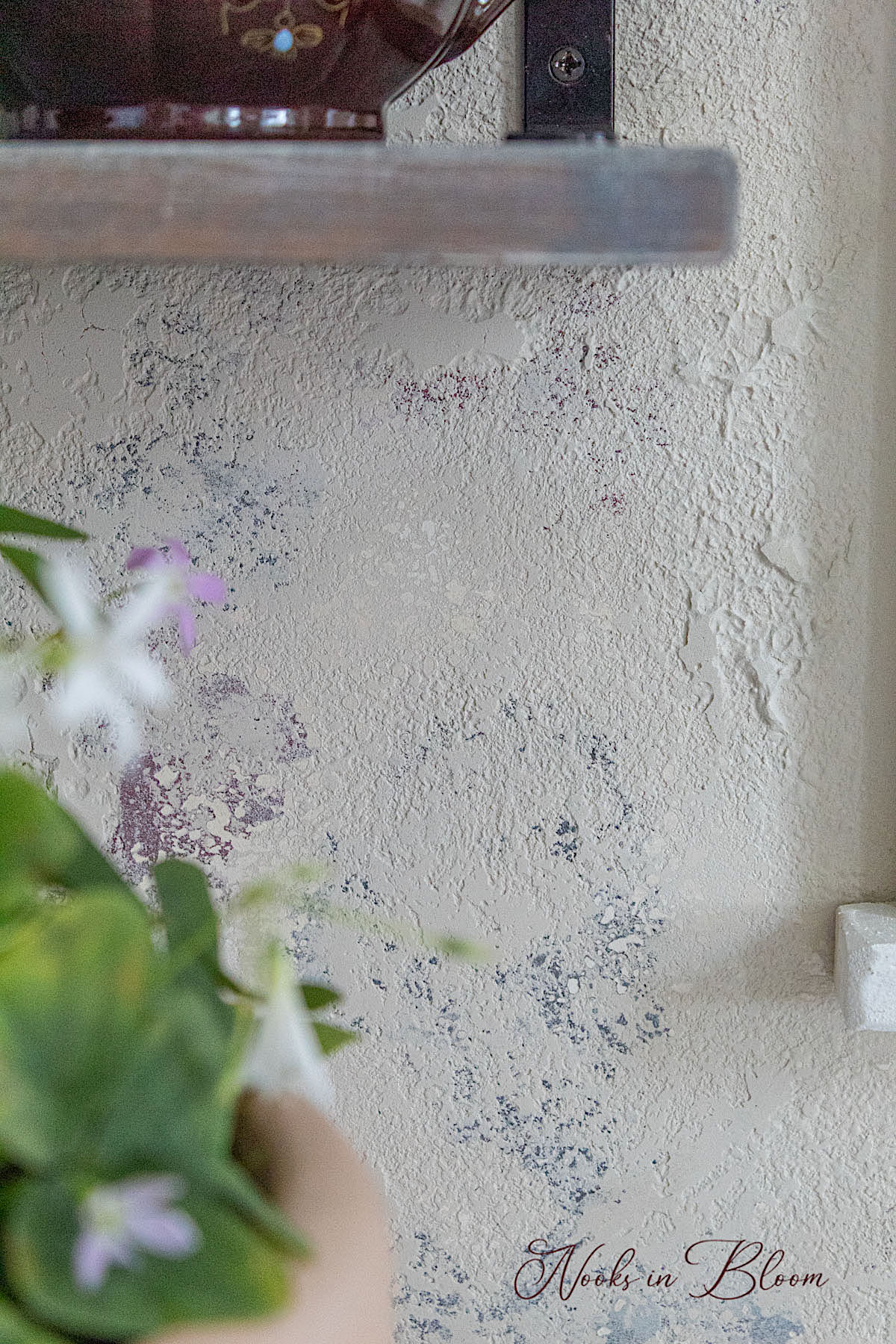 DIY AGED STONE WALL LOOK/Faux Effects Using Saltwash® – Nooks In Bloom