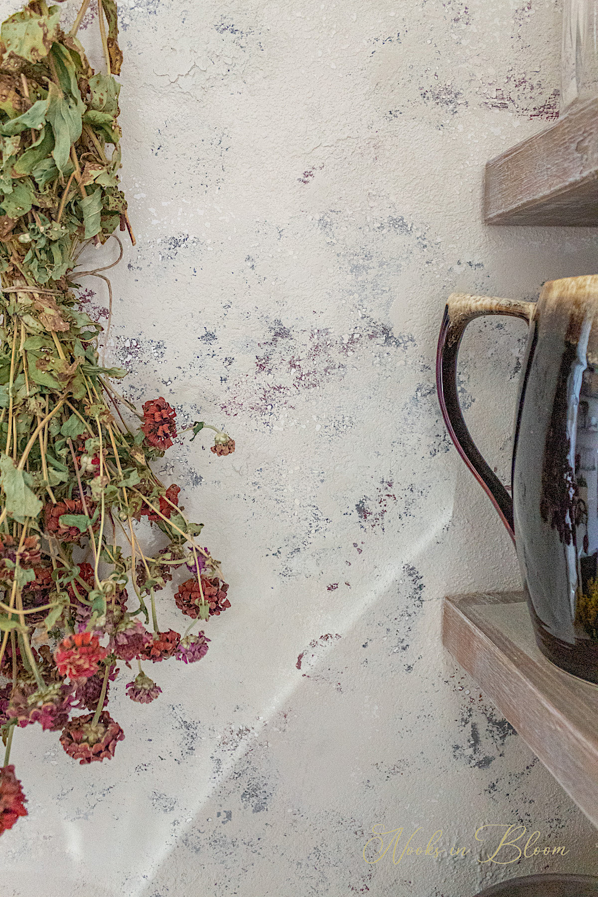 DIY AGED STONE WALL LOOK/Faux Effects Using Saltwash® – Nooks In Bloom