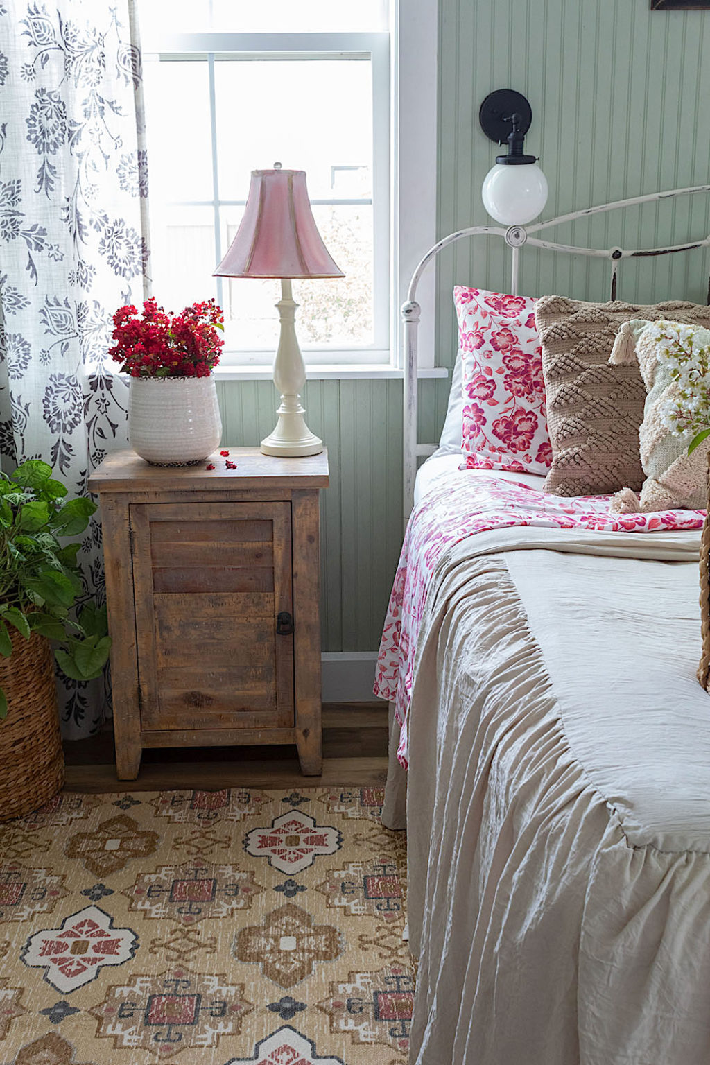 Cinder Block Wall Transformation – Nooks In Bloom