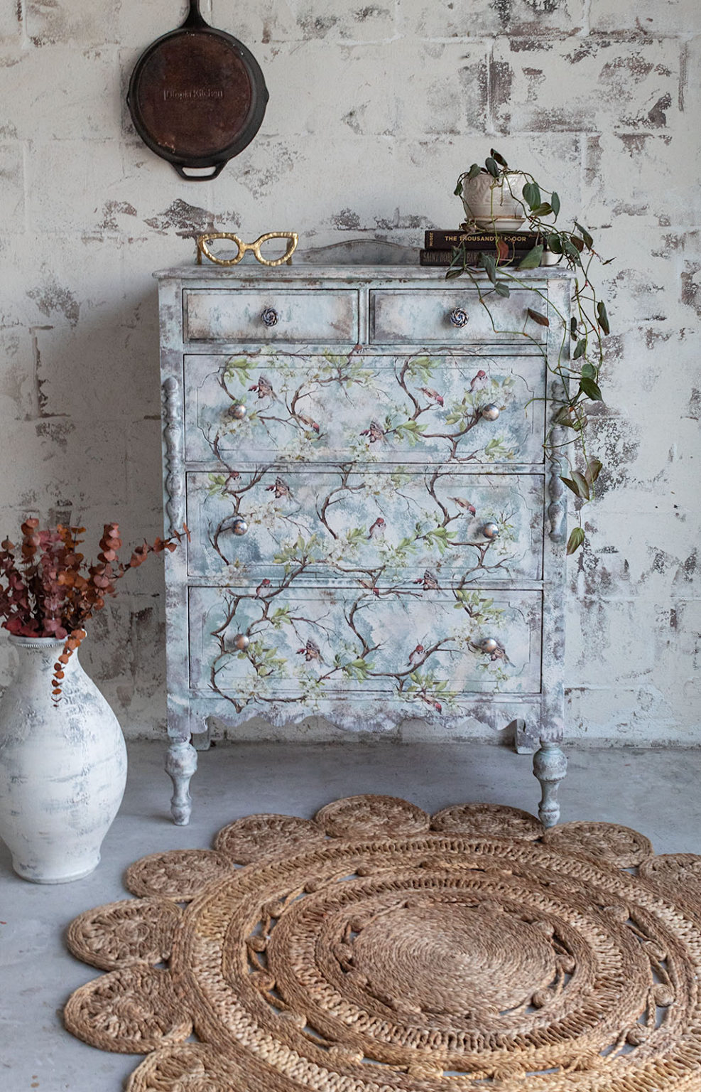 Cinder Block Wall Transformation – Nooks In Bloom