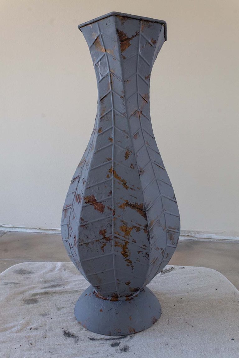 From Rusty Vase To Aged Beauty-Working With Saltwash – Nooks In Bloom