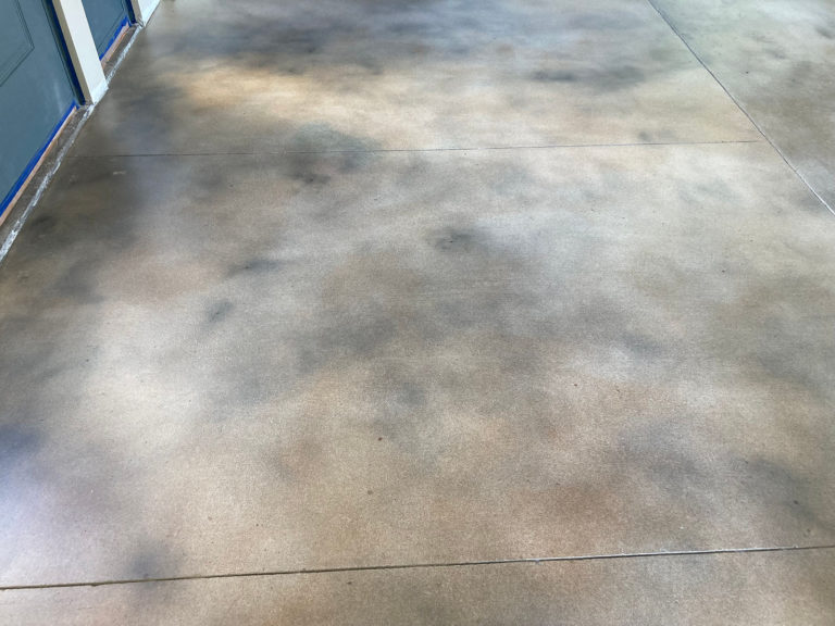 How We Stained Our Concrete Floors – Nooks In Bloom