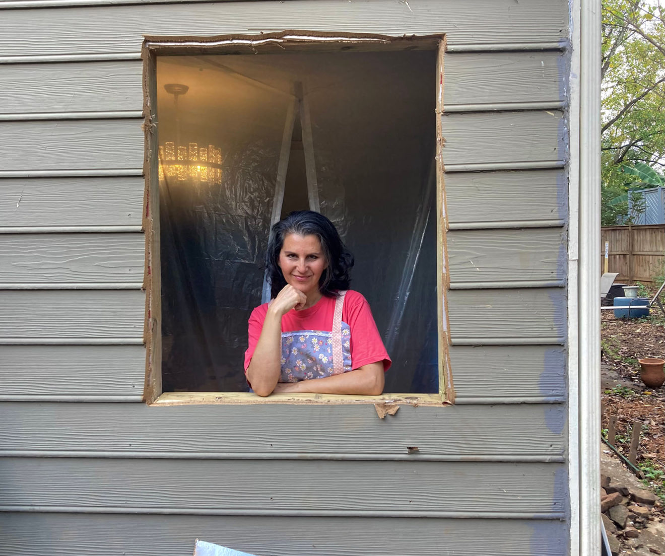 Cinder Block Wall Transformation – Nooks In Bloom